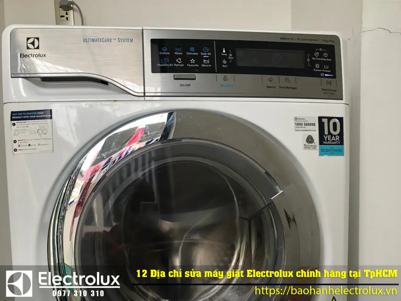 12 Địa chỉ sửa máy giặt Electrolux uy tín nhất, chính hãng tại TpHCM